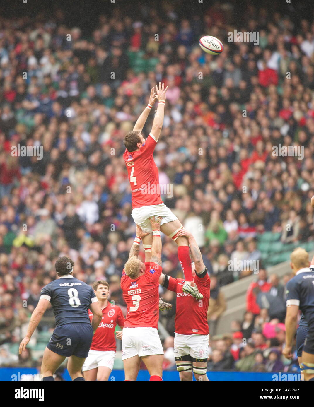 28.04.2012 London, England. Dave Bates in action during the Babcock ...