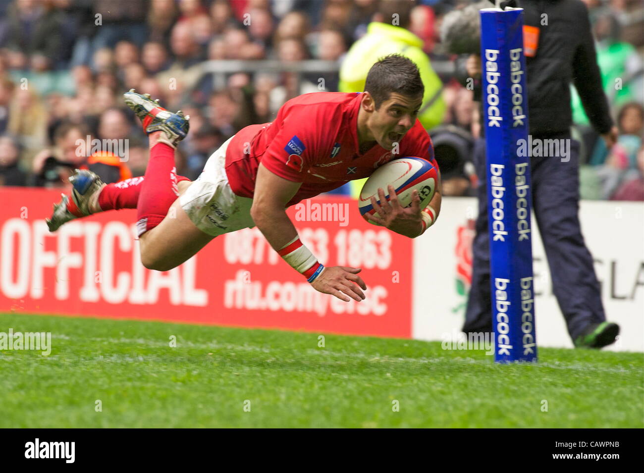 28.04.2012 London, England. Capt David Duffus in action during the ...