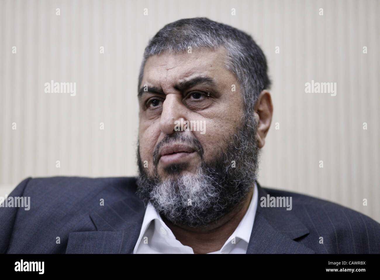 April 19, 2012 - Cairo, Egypt - Mohammed Khairat Saad El-Shater was the ...