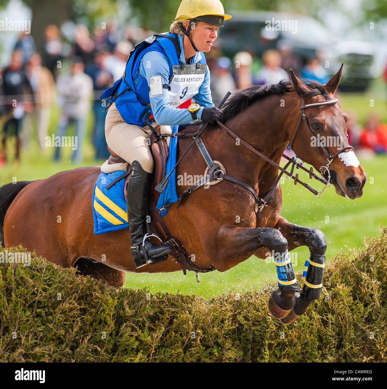 April 28, 2012 - U.S. - Jolie Wentworth, competing in the Rolex 3-Day ...