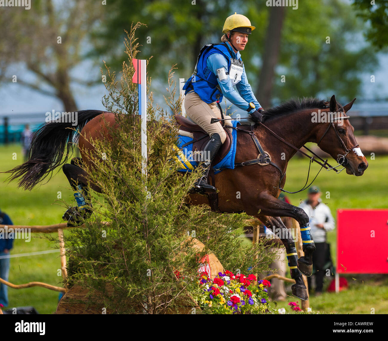April 28, 2012 - U.S. - Jolie Wentworth, competing in the Rolex 3-Day ...