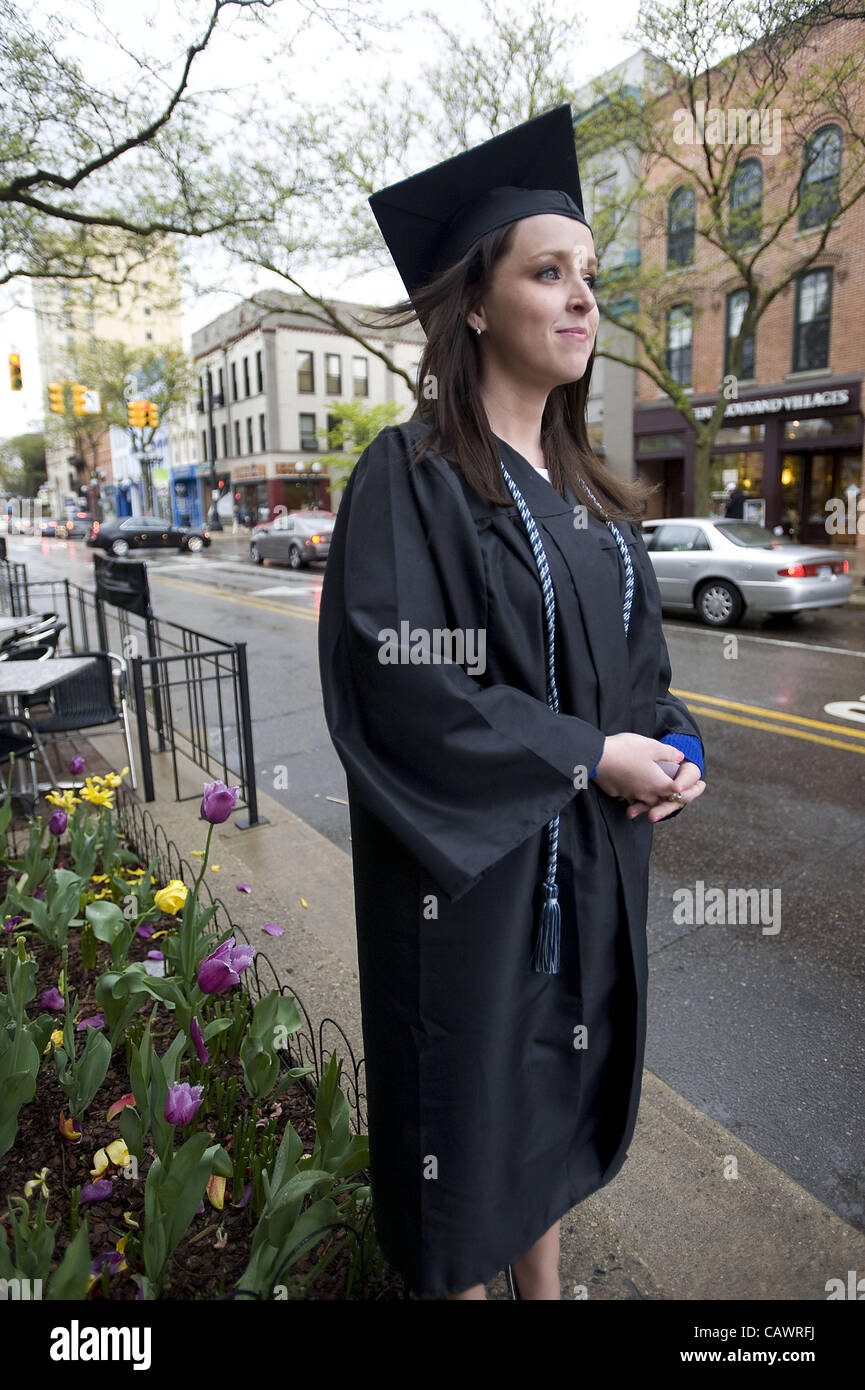 April 28, 2012 - Ann Arbor, Michigan, U.S - Kristina Juska, posing here ...