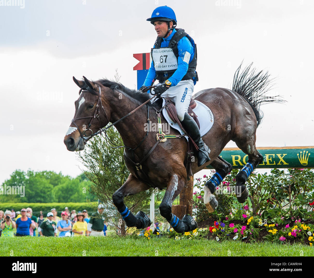 April 28, 2012 - U.S. - Phillip Dutton, competing in the Rolex 3-Day ...