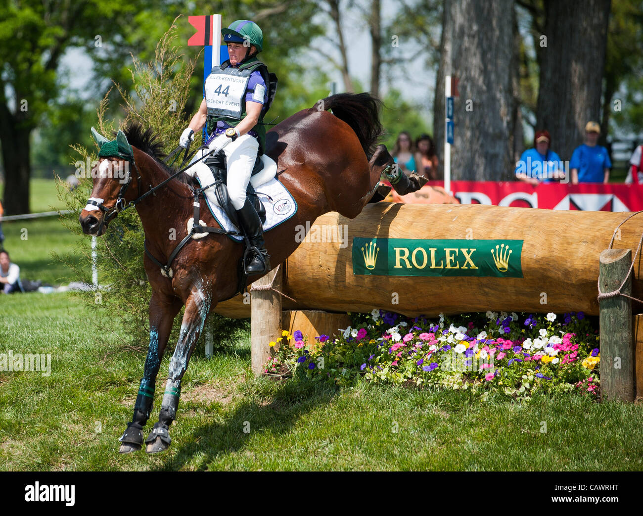 April 28, 2012 - U.S. - Emily Beshear, competing in the Rolex 3-Day ...