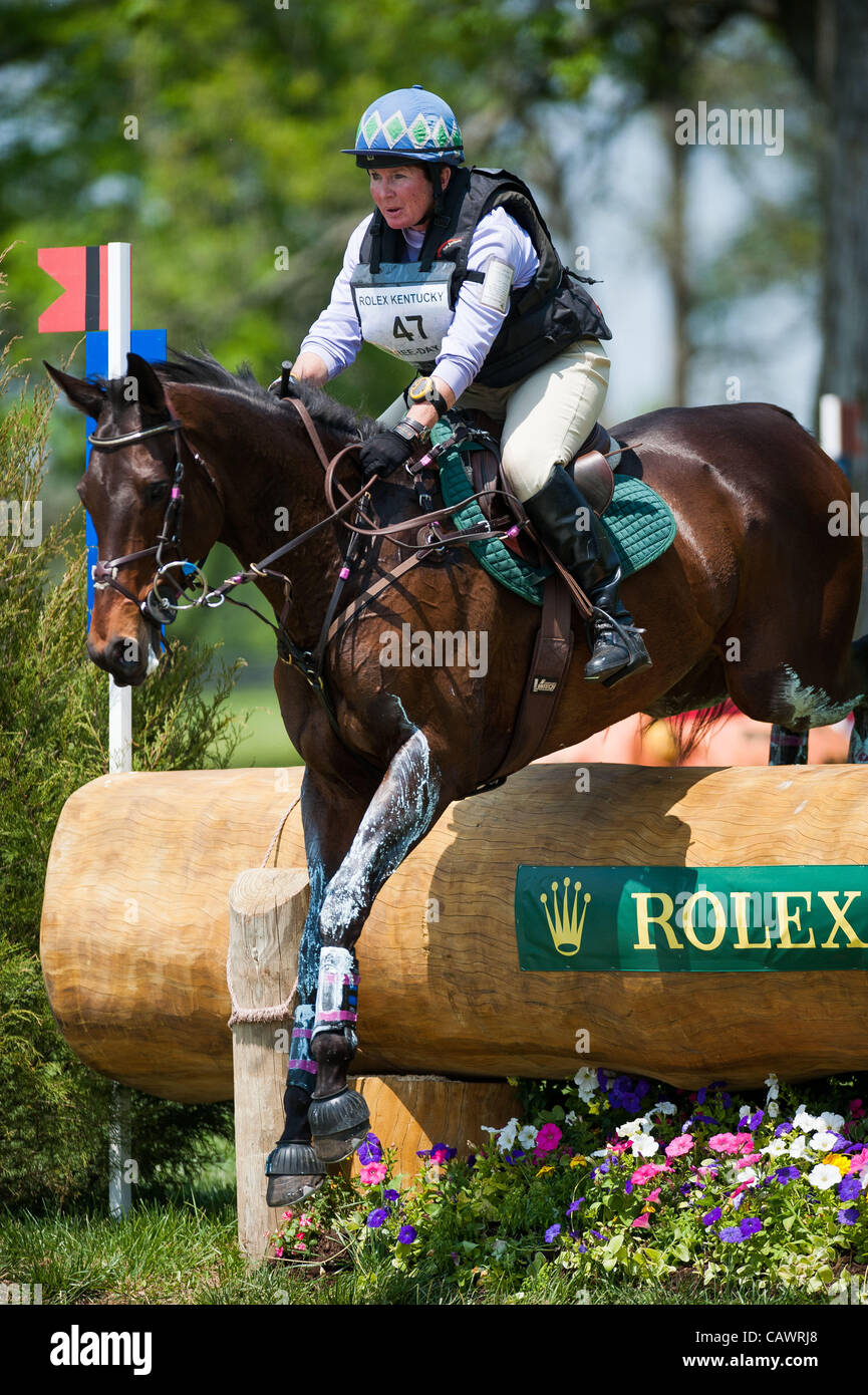 April 28, 2012 - U.S. - Sarah Cousins, competing in the Rolex 3-Day ...