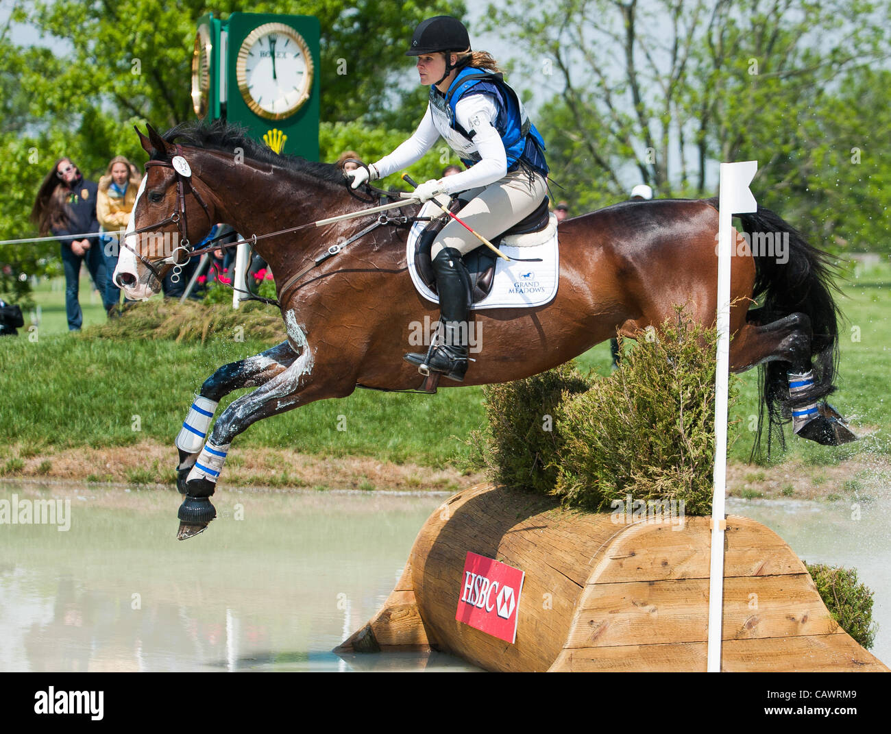 April 28, 2012 - U.S. - Jordan Linstedt, competing in the Rolex 3-Day ...
