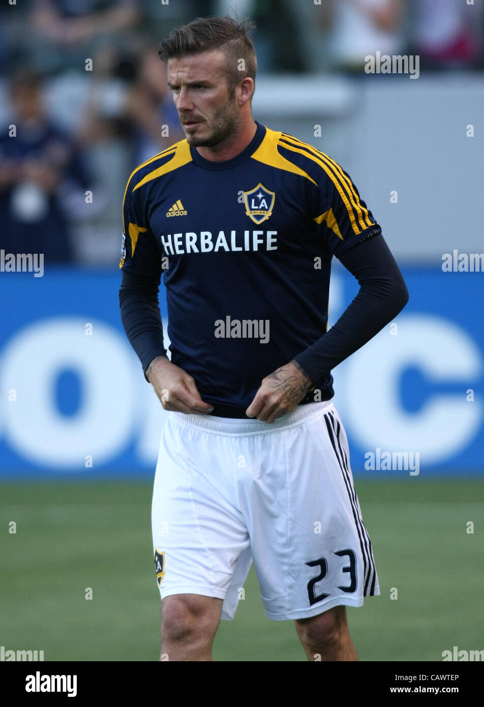 DAVID BECKHAM LA GALAXY V FC DALLAS CARSON LOS ANGELES CALIFORNIA USA ...