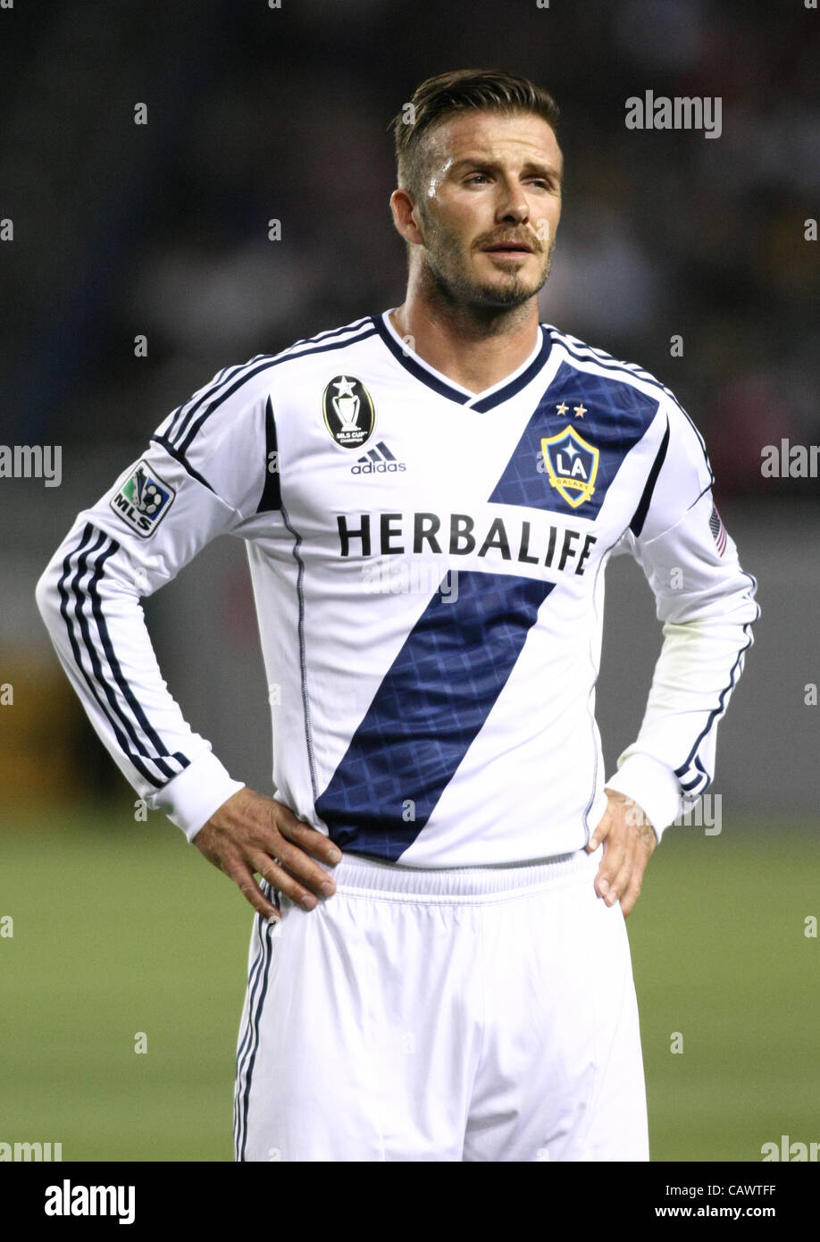 DAVID BECKHAM LA GALAXY V FC DALLAS CARSON LOS ANGELES CALIFORNIA USA ...