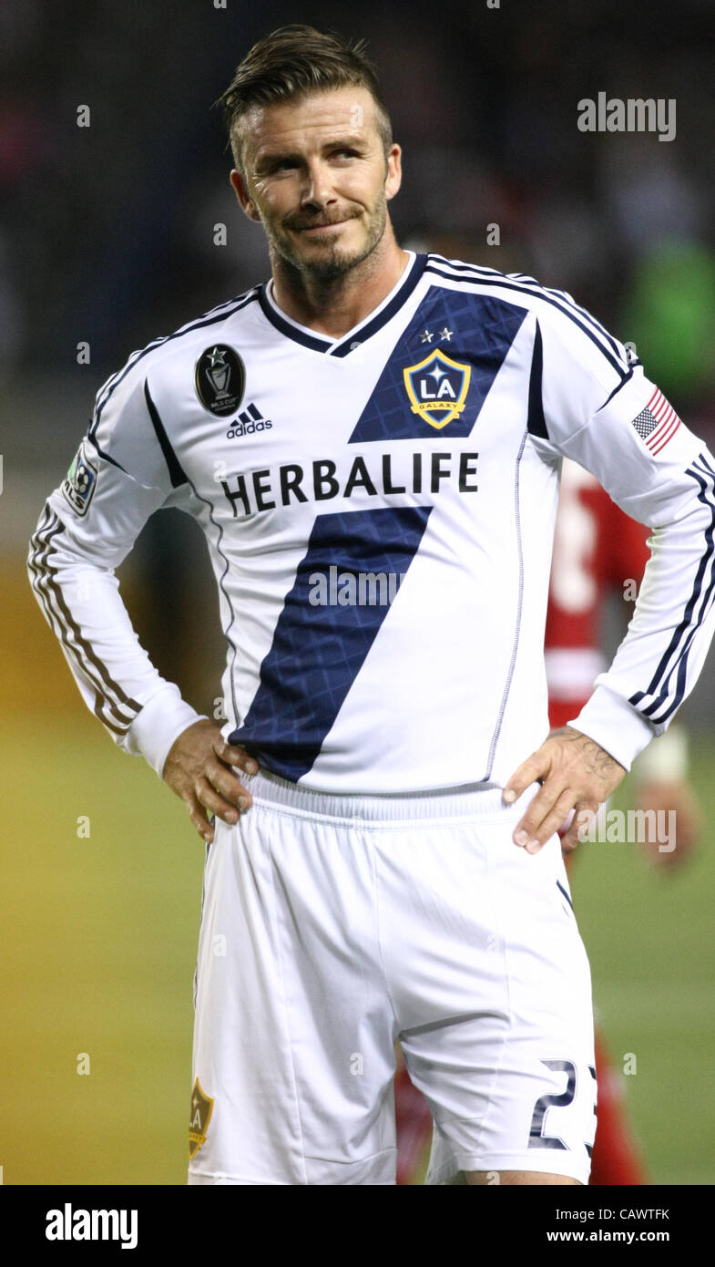 DAVID BECKHAM LA GALAXY V FC DALLAS CARSON LOS ANGELES CALIFORNIA USA ...