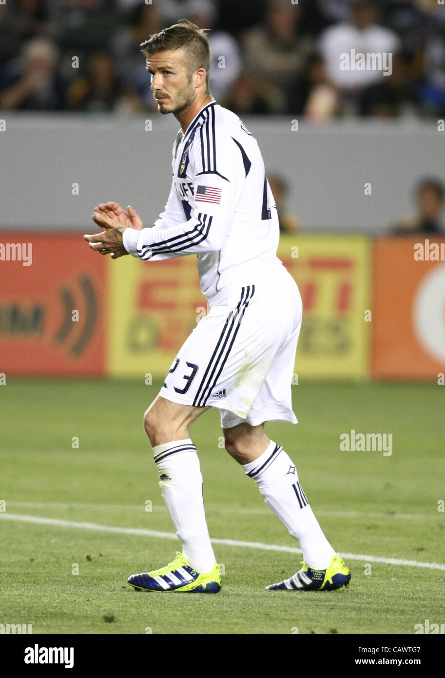 DAVID BECKHAM LA GALAXY V FC DALLAS CARSON LOS ANGELES CALIFORNIA USA ...