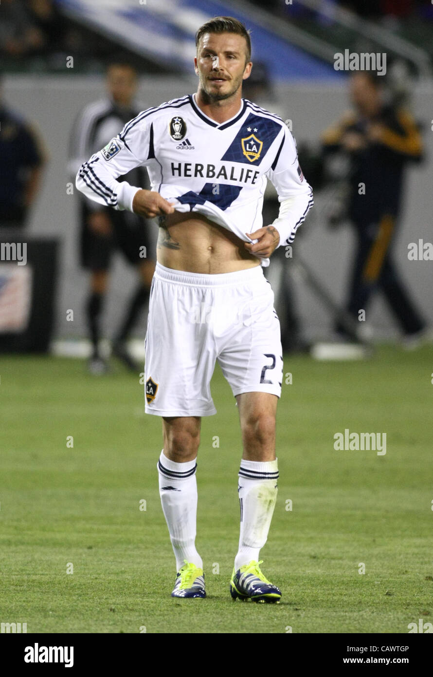 DAVID BECKHAM LA GALAXY V FC DALLAS CARSON LOS ANGELES CALIFORNIA USA ...