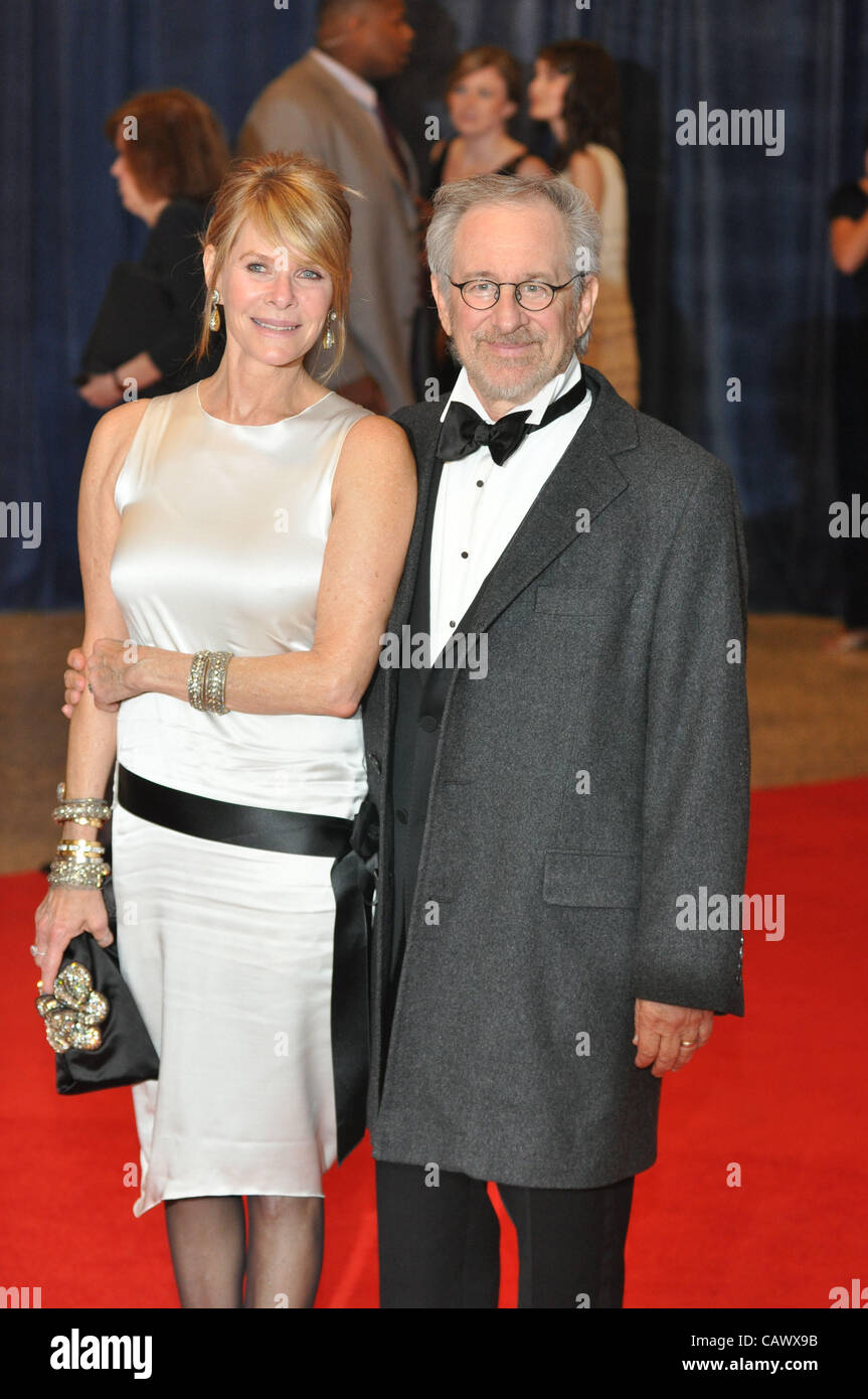 Steven Spielberg Wife Kate Capshaw High Resolution Stock Photography ...