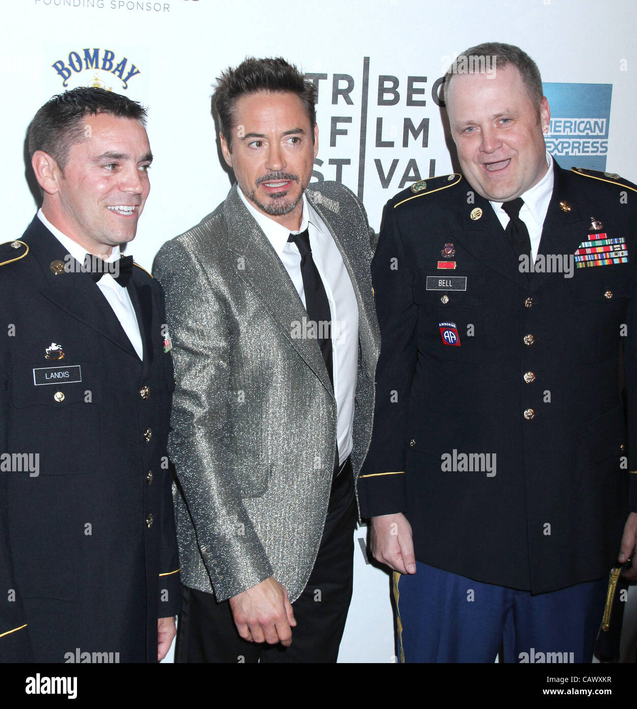 April 28, 2012 - New York, New York, U.S. - Actor ROBERT DOWNEY JR. and ...