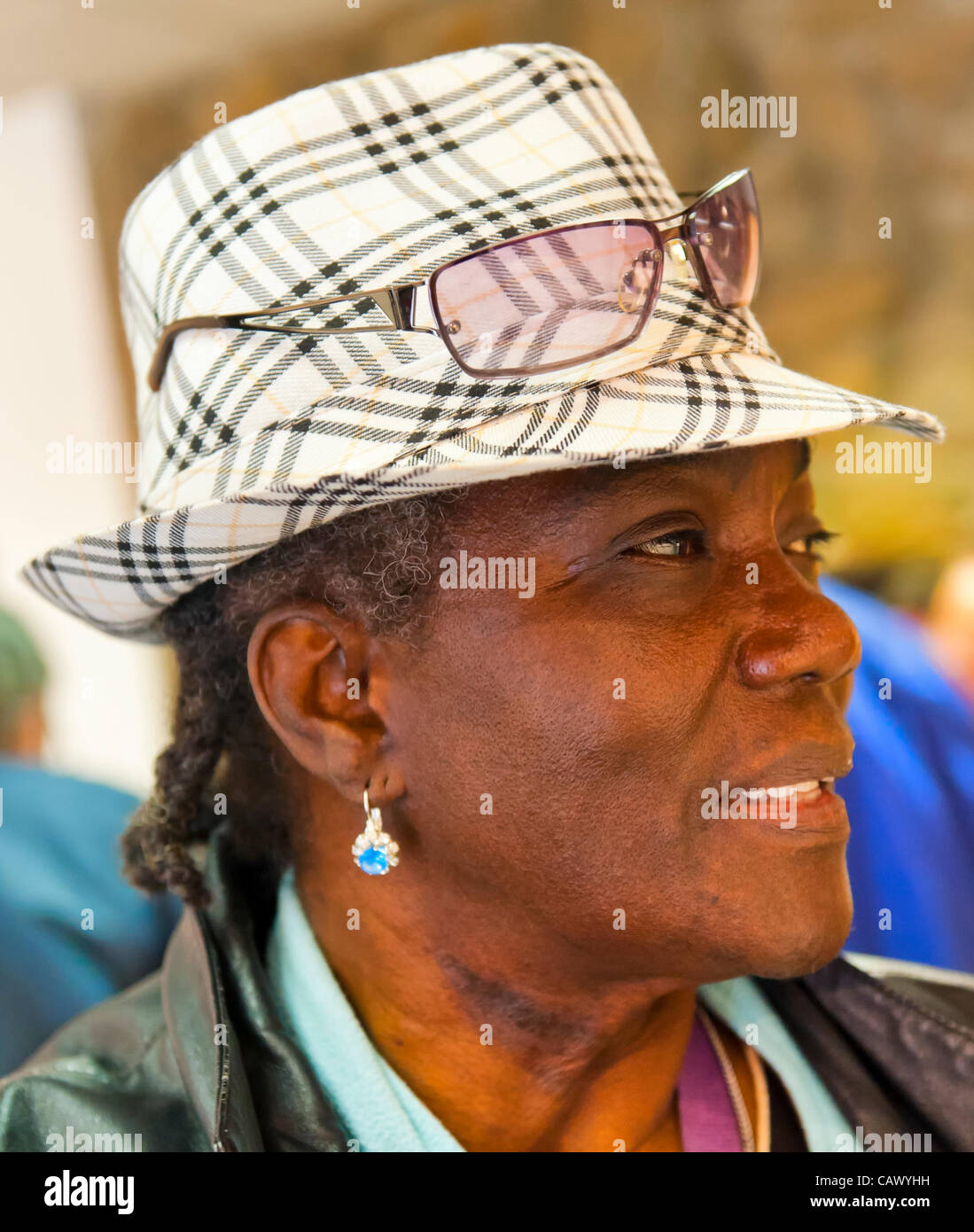 Victorine Floyd Fludd, a vision impaired photographer, at Artist ...