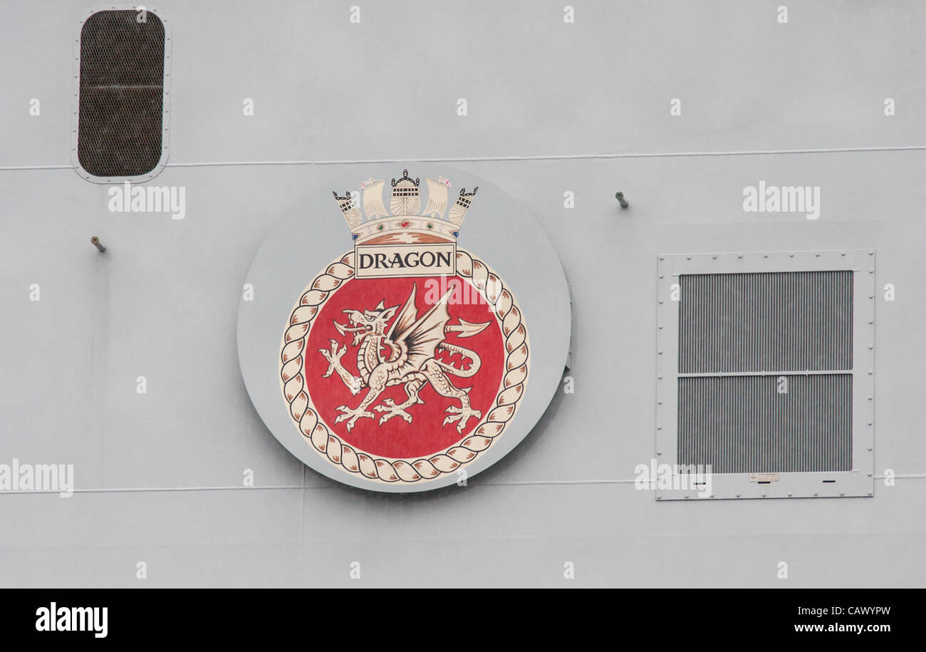 Hms Dragon Logo Product Title – Red Plume