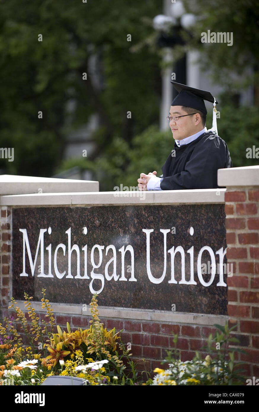 April 29, 2012 - Ann Arbor, Michigan, U.S - Samuel Moon poses for a ...