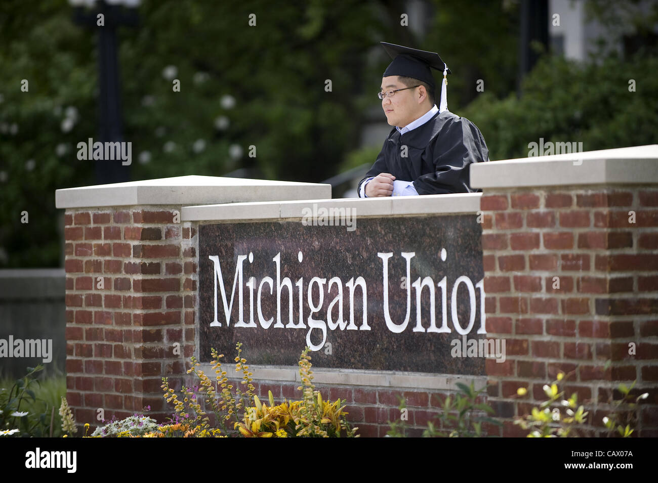 April 29, 2012 - Ann Arbor, Michigan, U.S - Samuel Moon poses for a ...