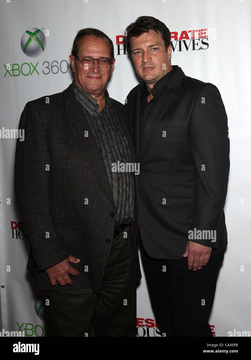 April 29, 2012 - Hollywood, California, U.S. - NATHAN FILLION & BOB ...