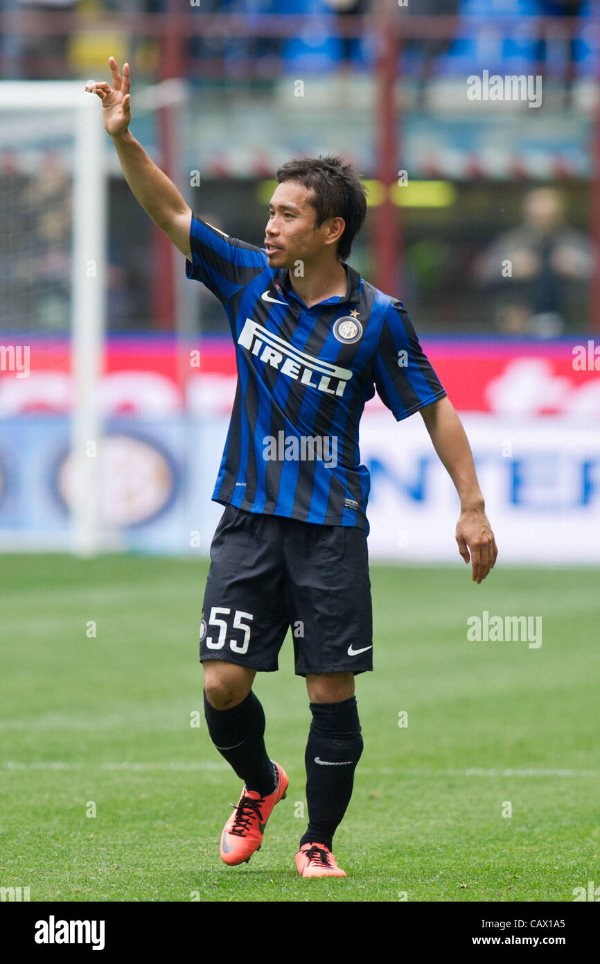 Yuto Nagatomo (Inter), APRIL 29, 2012 - Football / Soccer : Yuto ...