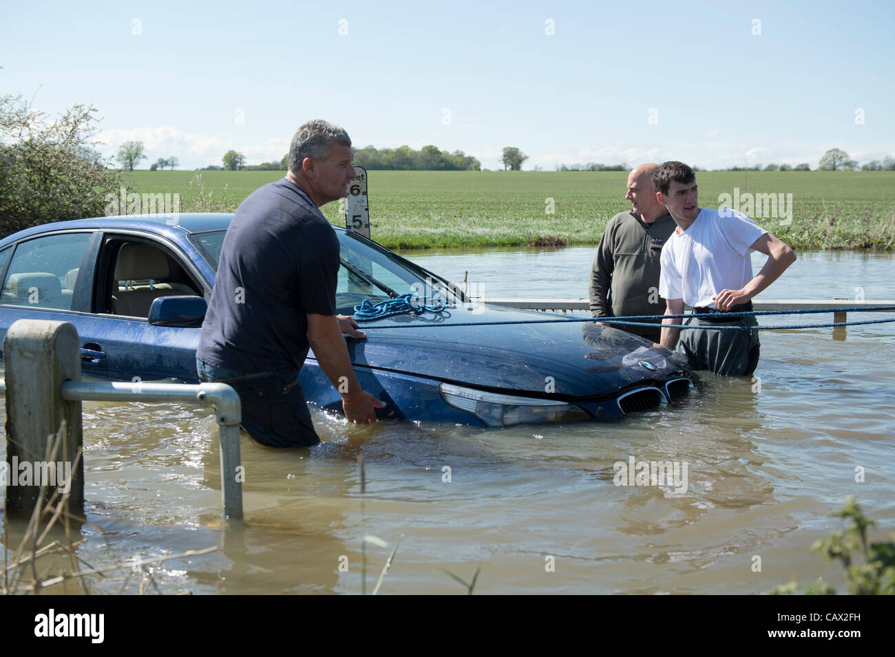 A flooded ford at buttsbury ford hi-res stock photography and images ...