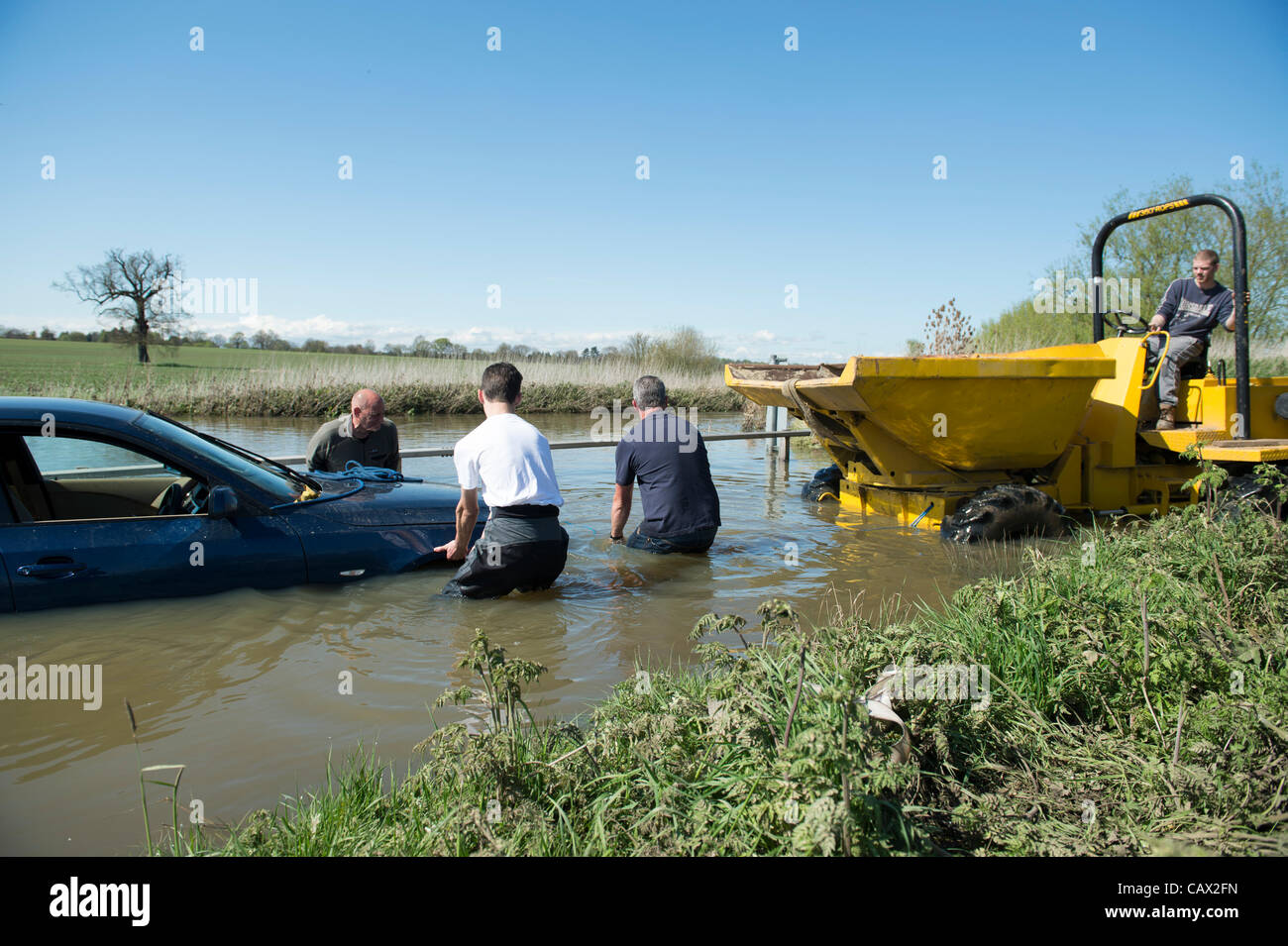 A flooded ford at buttsbury ford hi-res stock photography and images ...