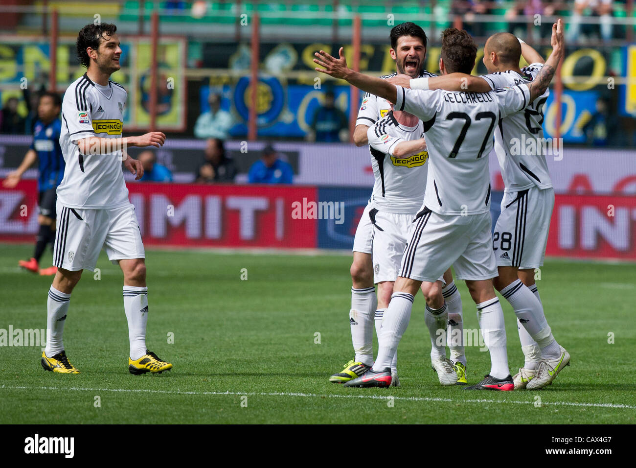 Cesena team group, APRIL 29, 2012 - Football / Soccer : Luca Ceccarelli ...