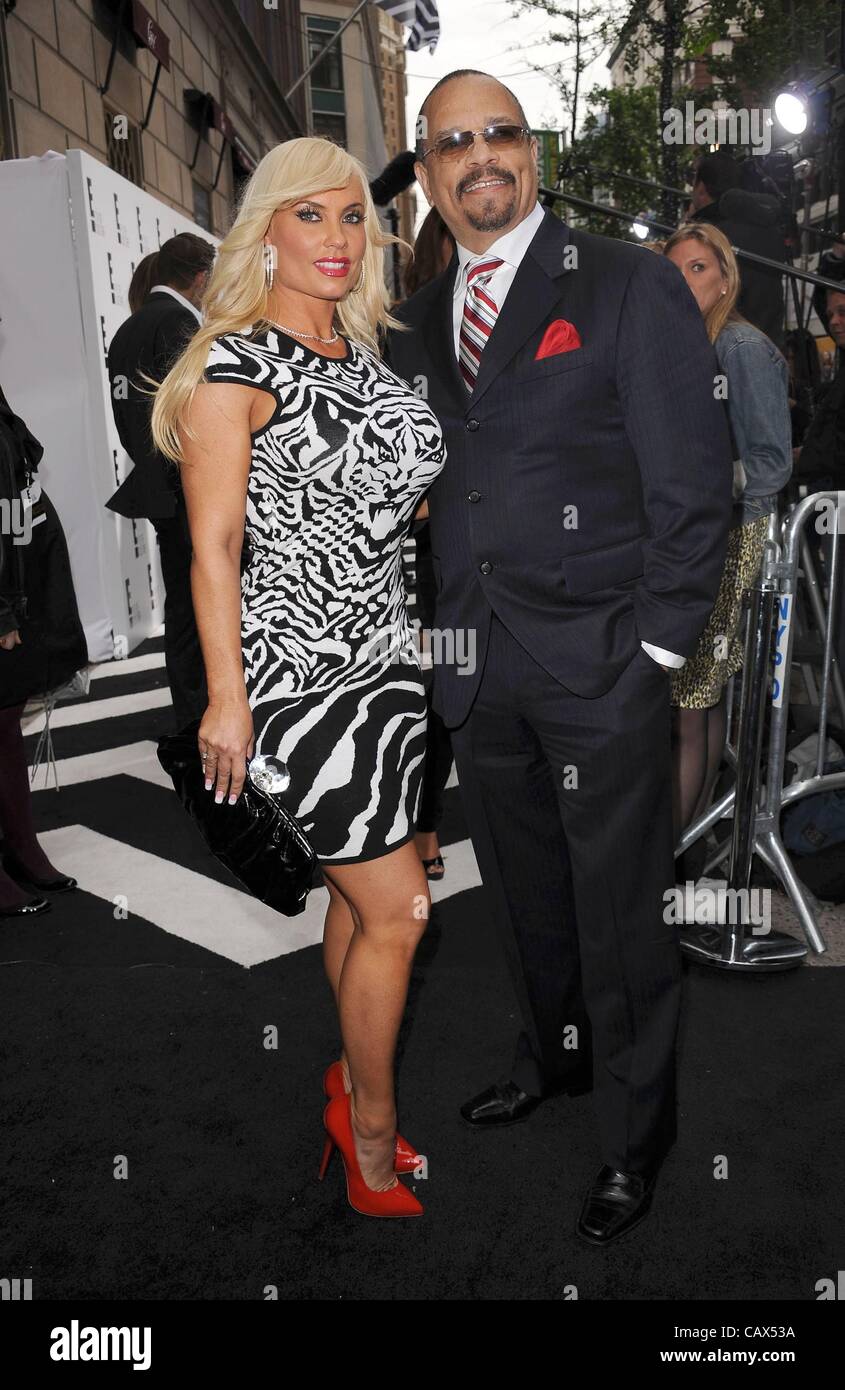Coco, Ice T at arrivals for E! Network Upfronts Presentation, Gotham ...