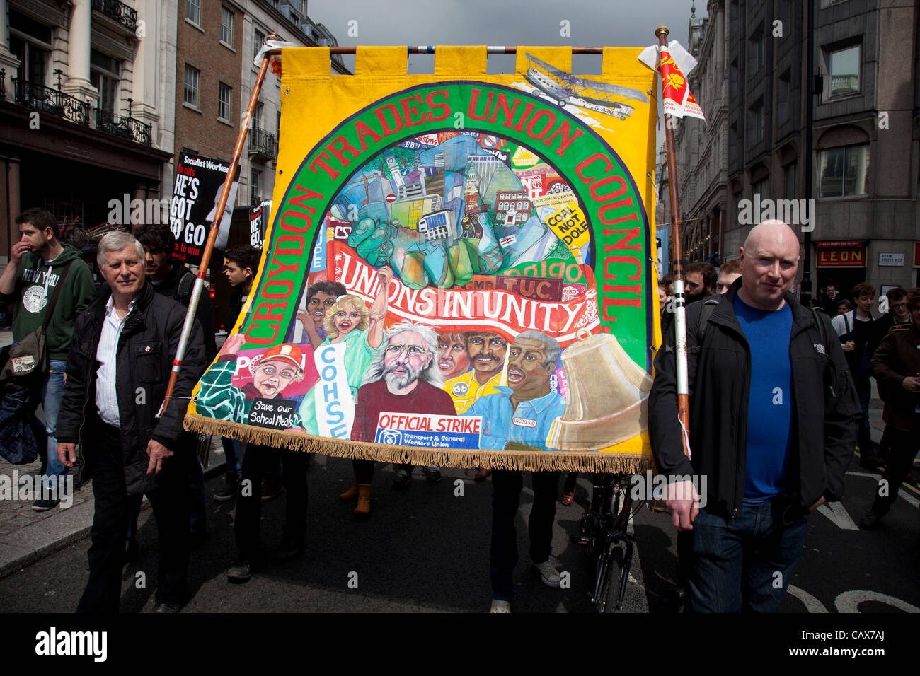 Rally in central london hi-res stock photography and images - Alamy