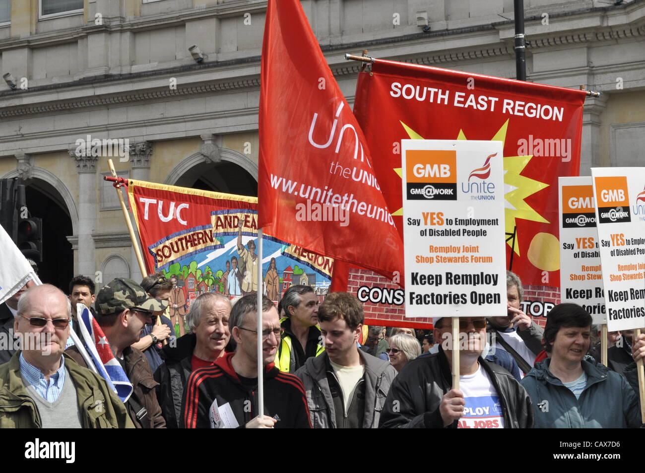 Trade union banners hi-res stock photography and images - Alamy