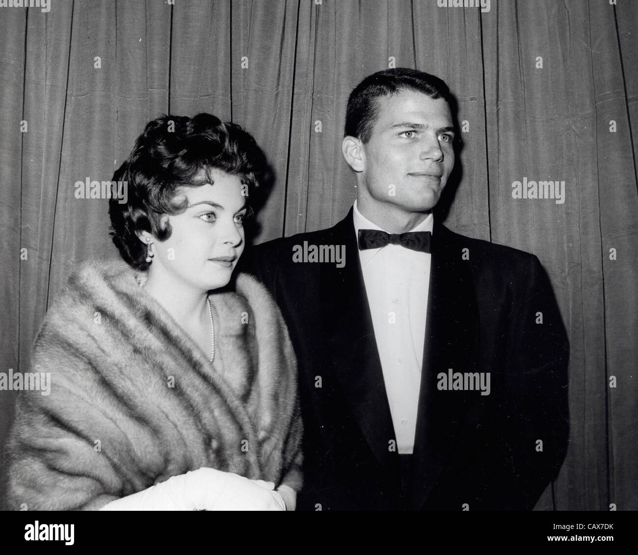 PAT WAYNE with Penny Parher.The Big Fisherman premiere.Supplied by ...