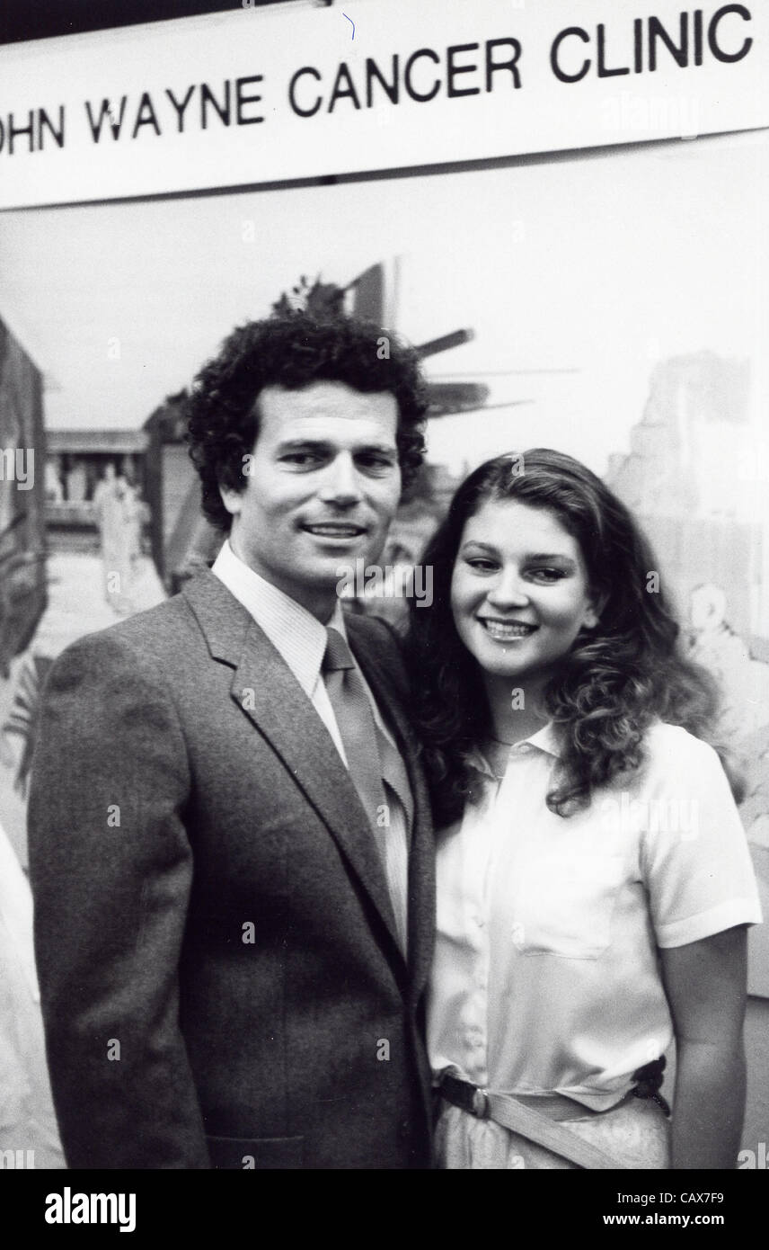 PAT WAYNE with his children.(Credit Image: Â© Robert Landau/Globe ...