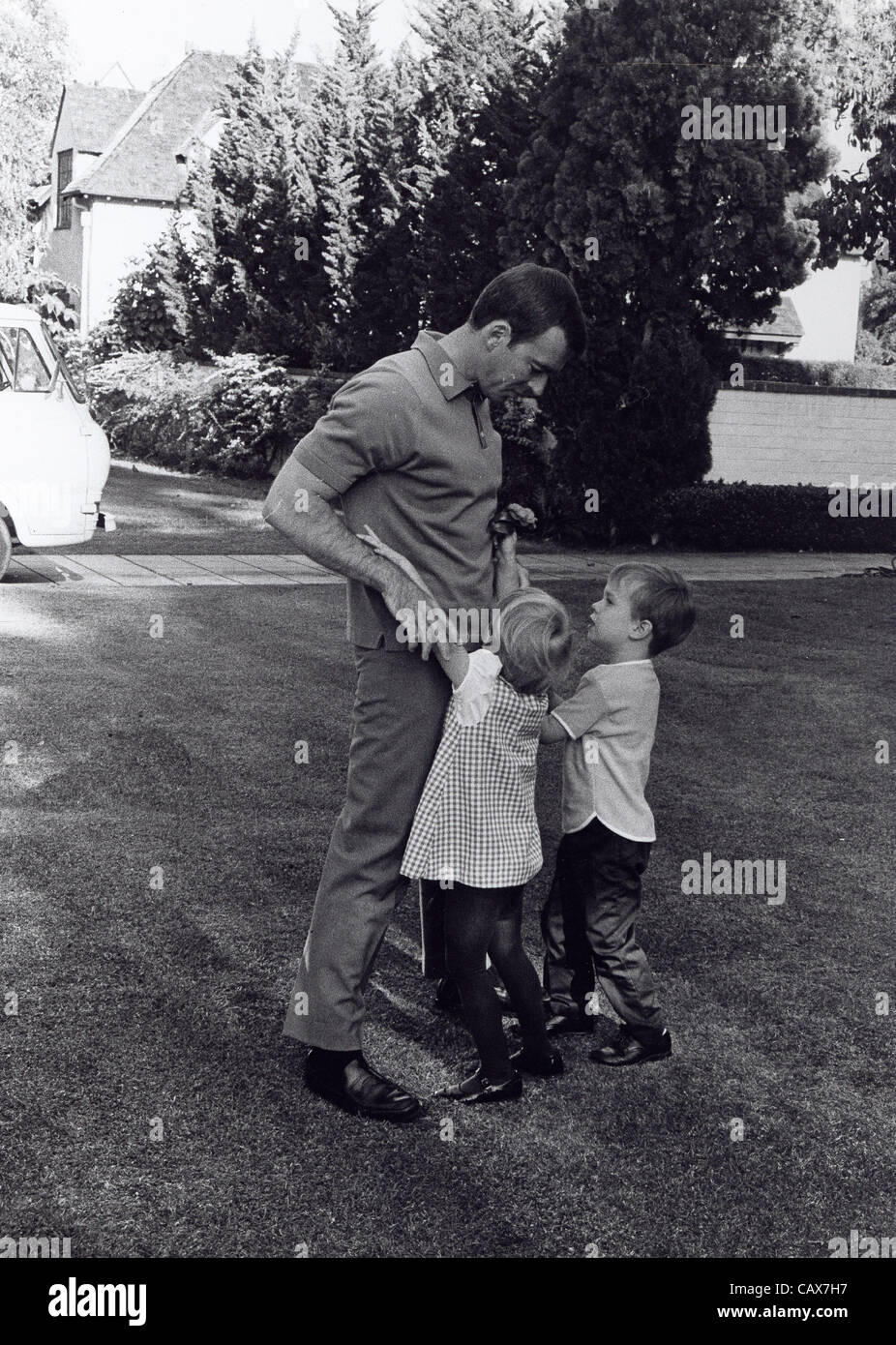 KEN BERRY with son John Kenneth and daughter Jennifer Kate.(Credit ...