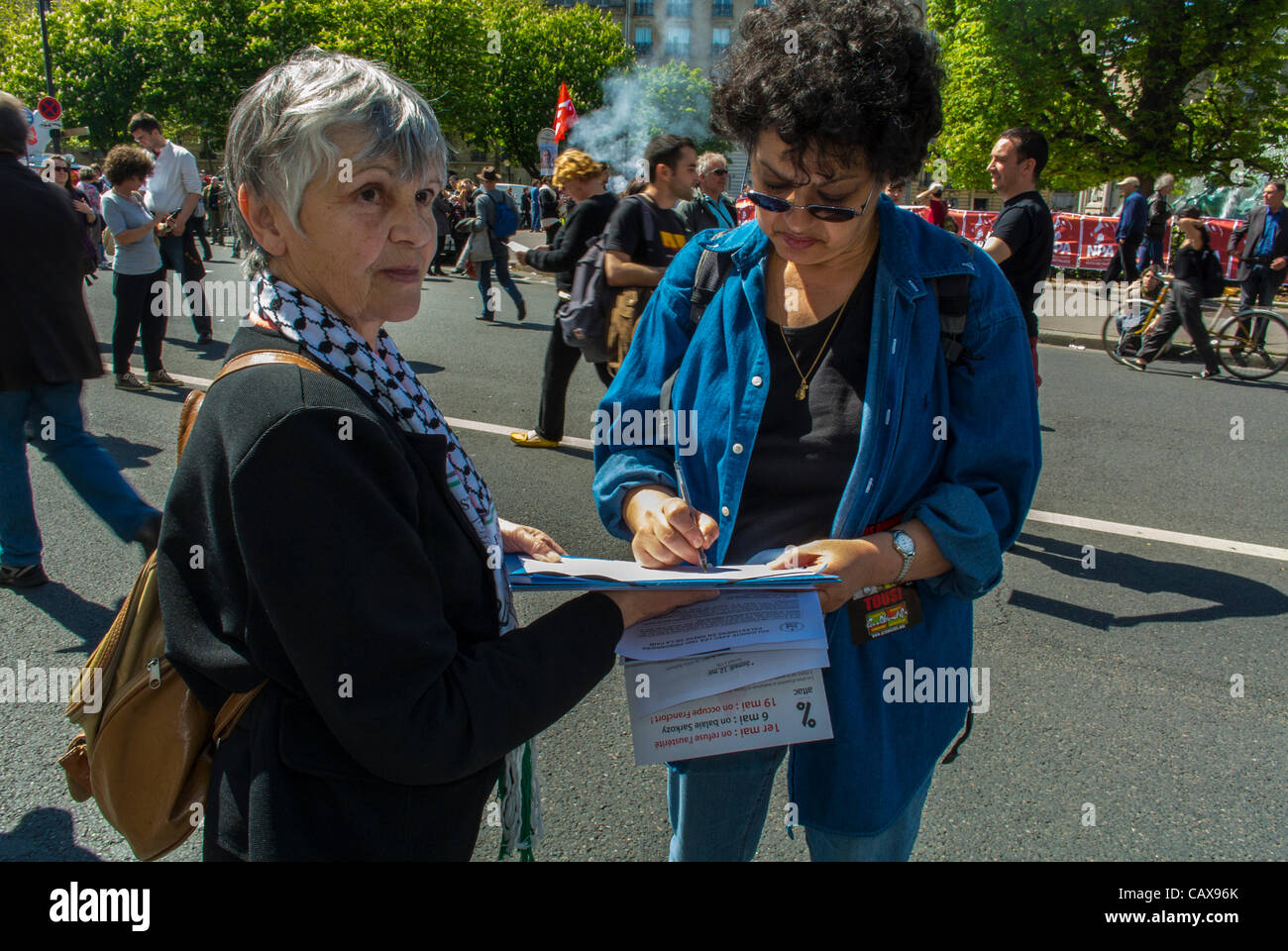 Paris, France, French Trade Unions Demonstrate in Annual May Labor Day ...