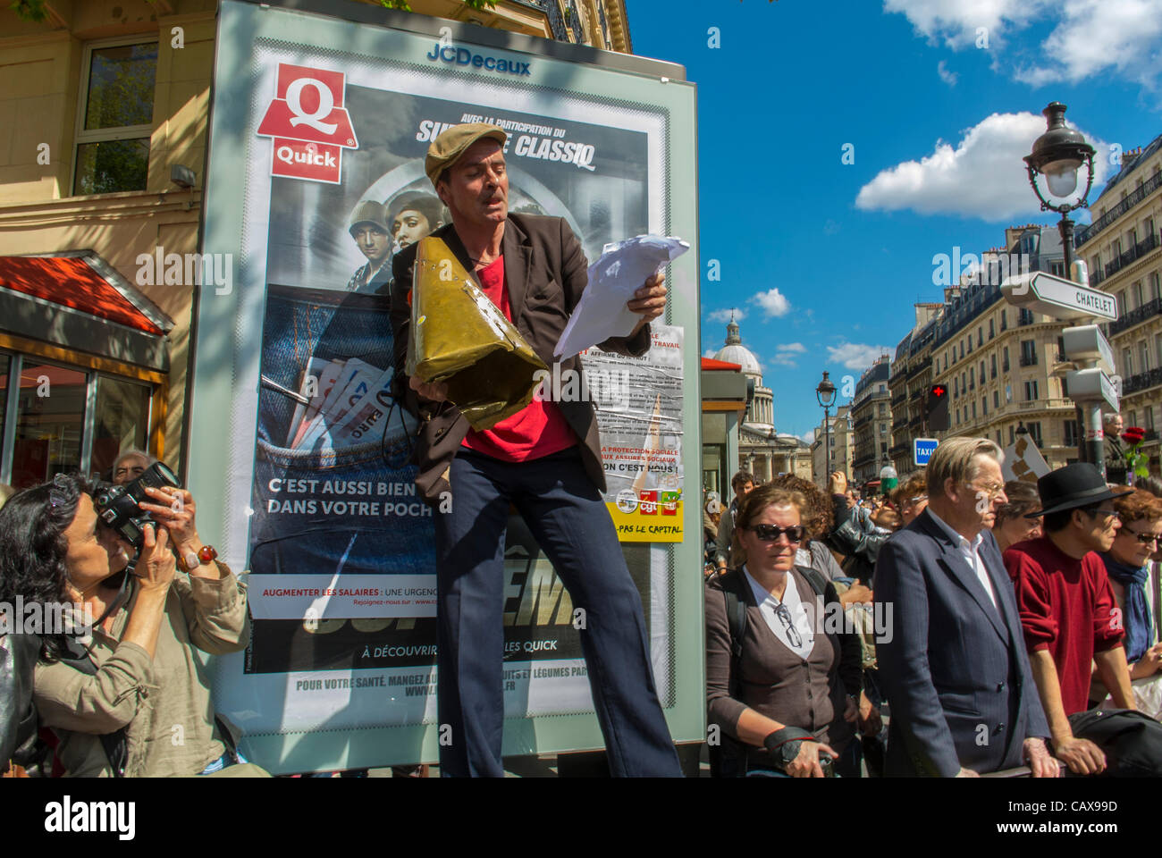 Paris, France, French Labor Unions Demonstrate in Annual Labor May Day ...