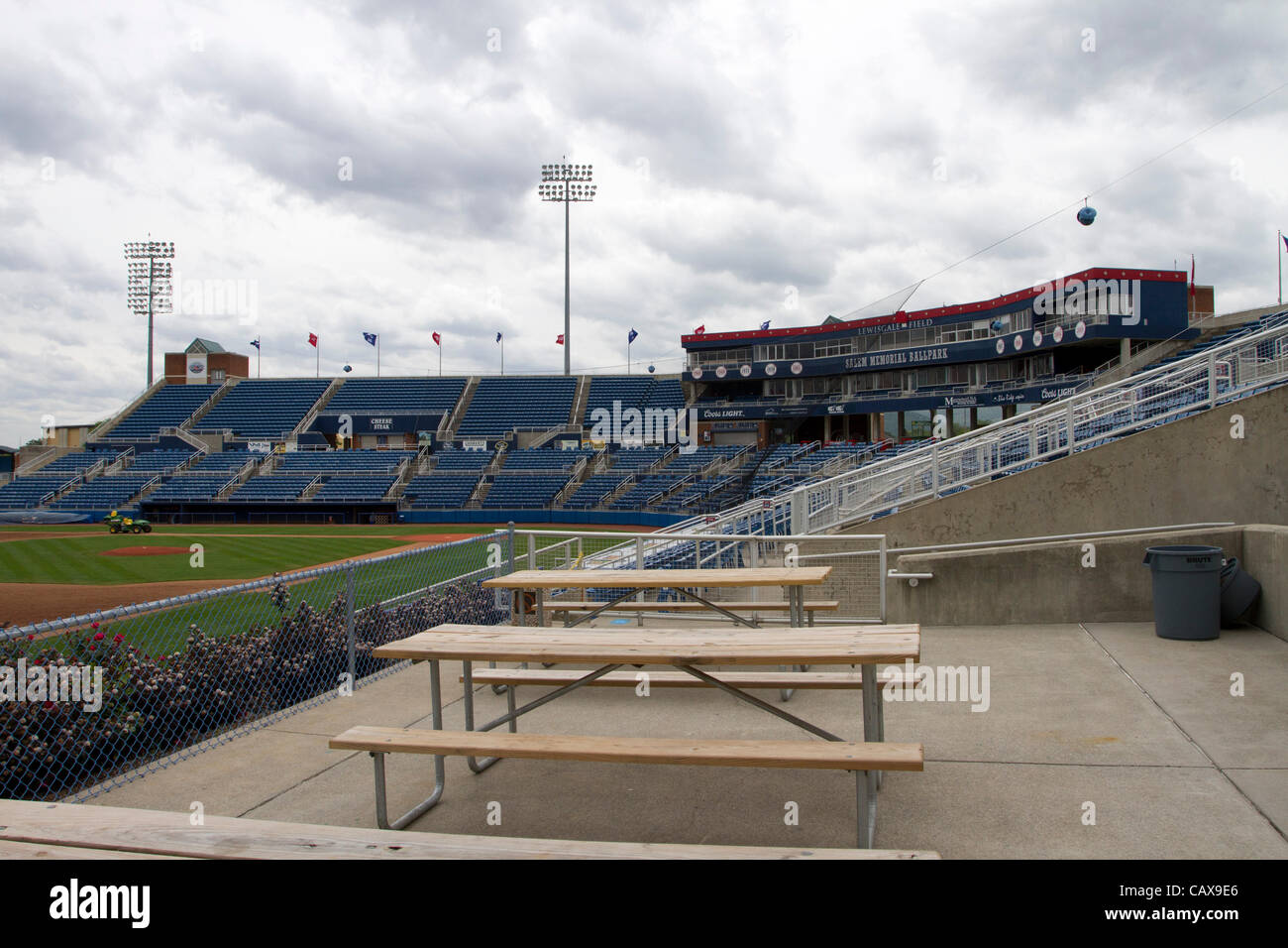 LewisGale Field, APRIL 23, 2012 - Baseball : A general view inside of ...