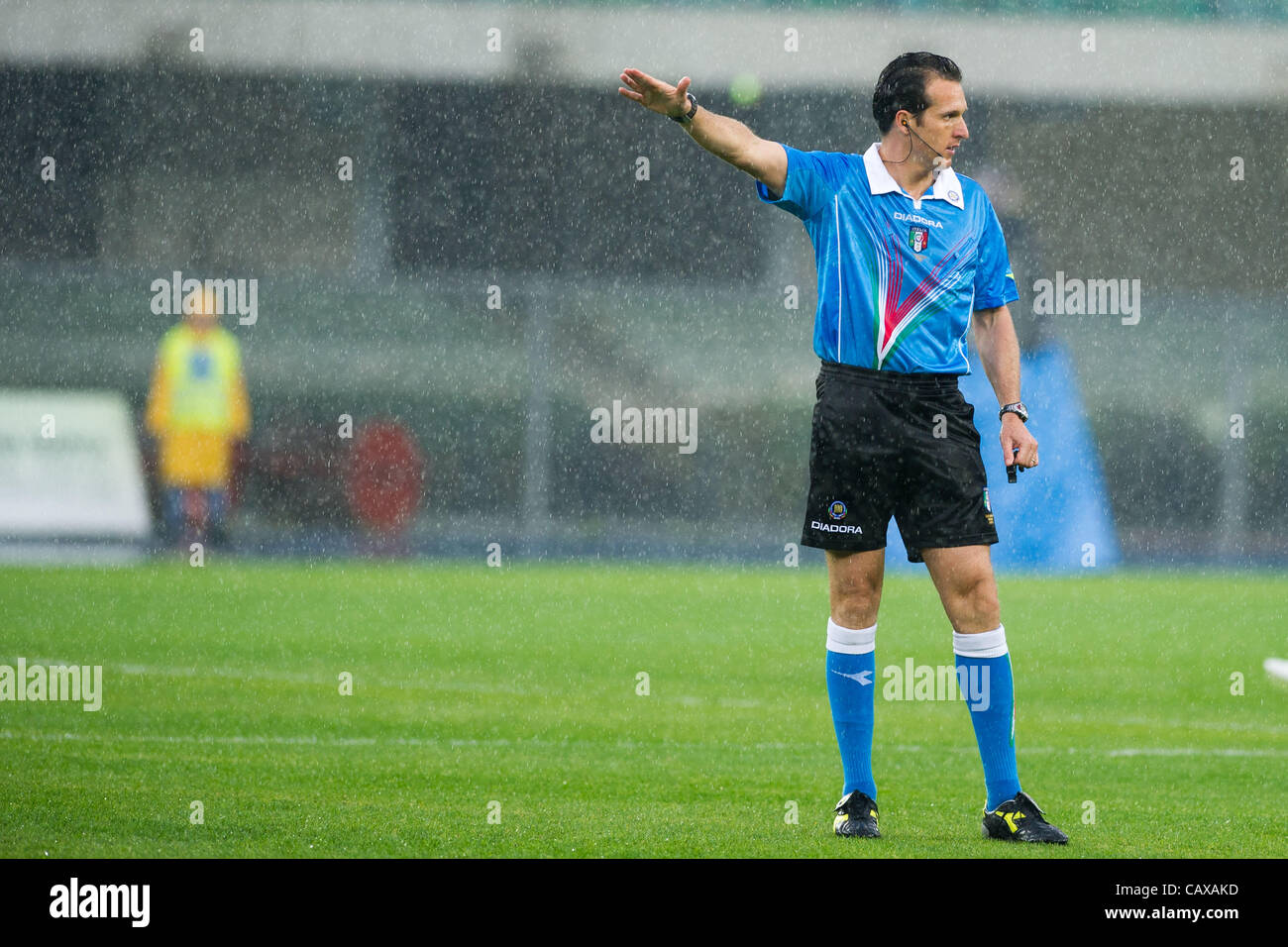 Luca Banti (Referee), MAY 1, 2012 - Football / Soccer : Italian "Serie ...