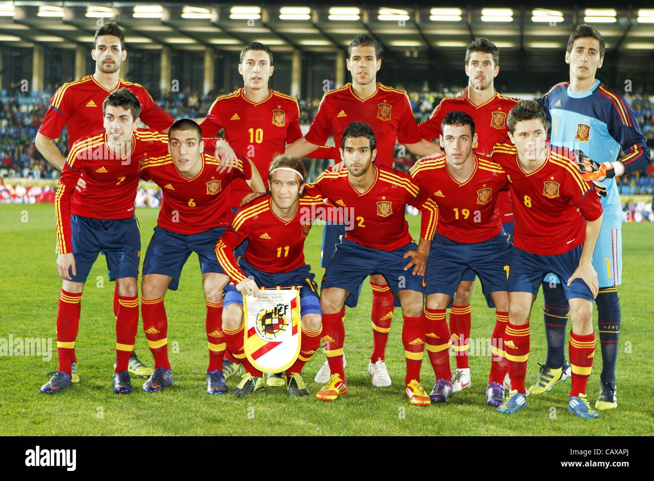 U23 Spain team gruop line-up (ESP), FEBRUARY 28, 2012 - Football ...