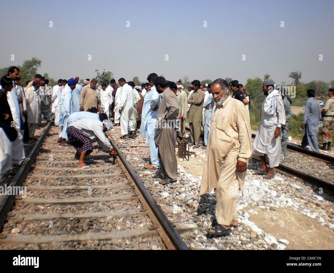 Railway track damaged hi-res stock photography and images - Alamy