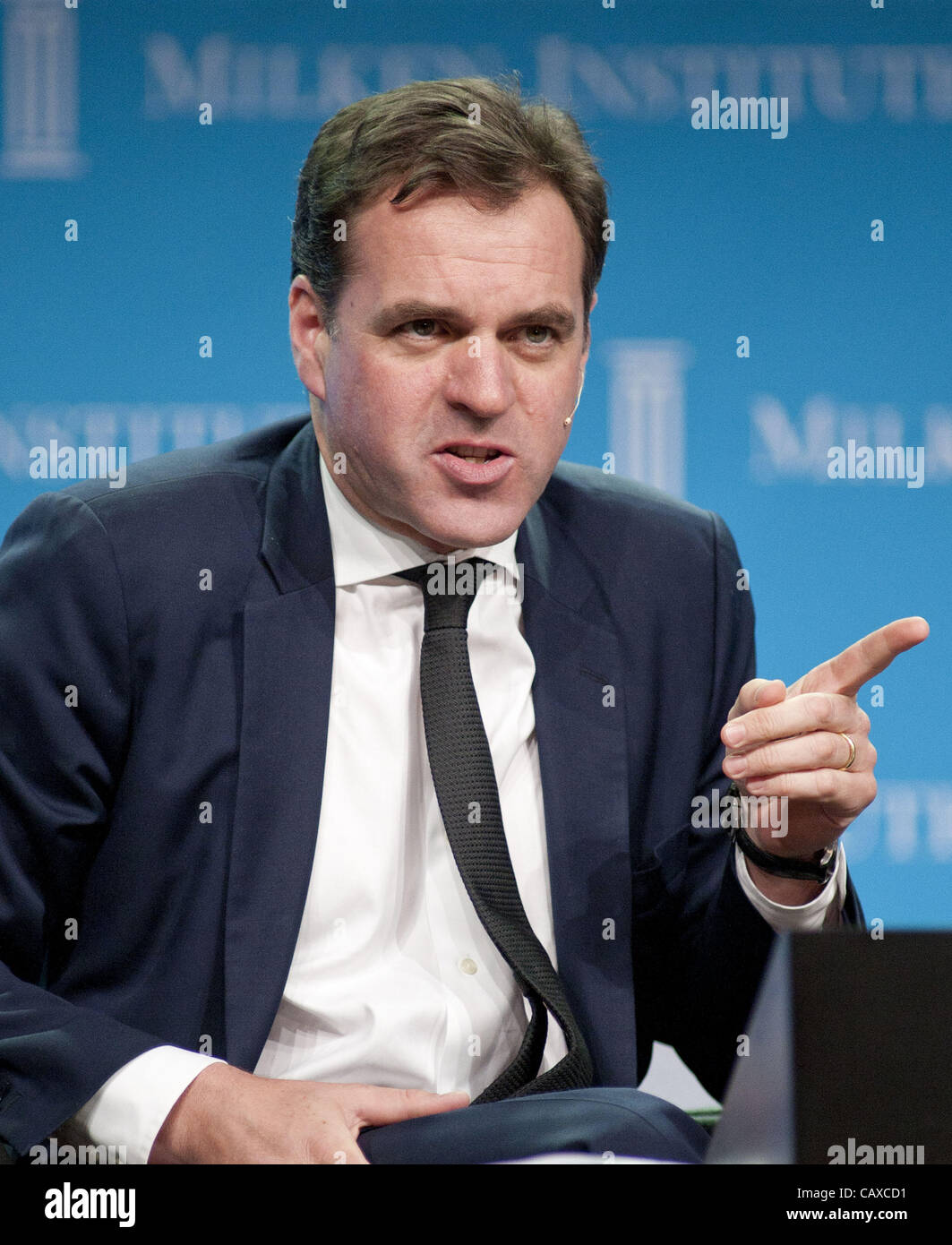 May 1, 2012 - Beverly Hills, California, USA - Niall Ferguson, Laurence ...