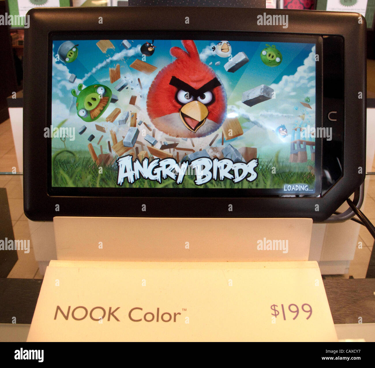 Nov. 19, 2011 - Aliso Viejo, California, U.S. - A NOOK Color showing ...