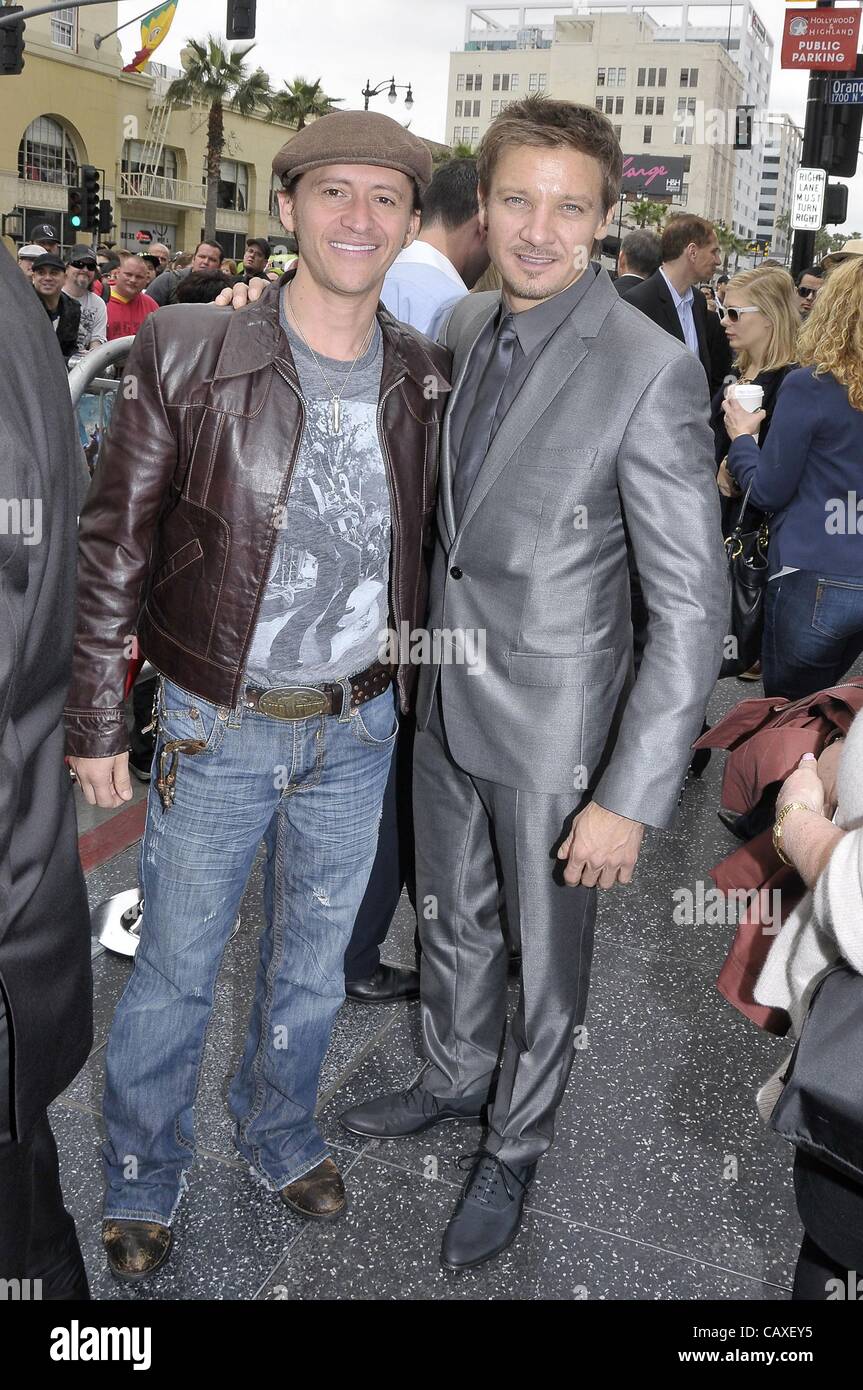 Clifton Collins Jr., Jeremy Renner at the induction ceremony for Star ...