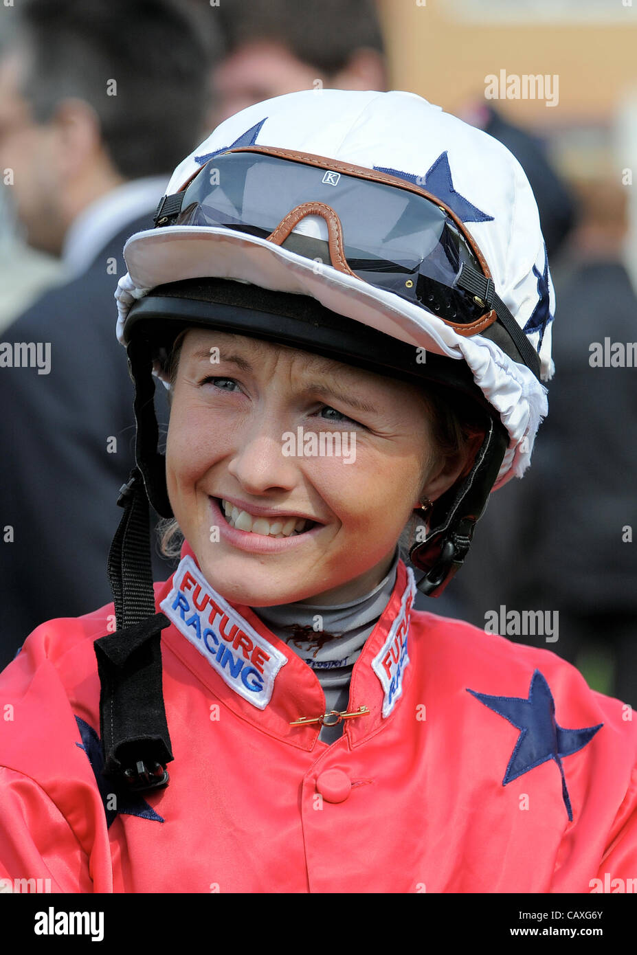 Jockey kelly harrison hi-res stock photography and images - Alamy