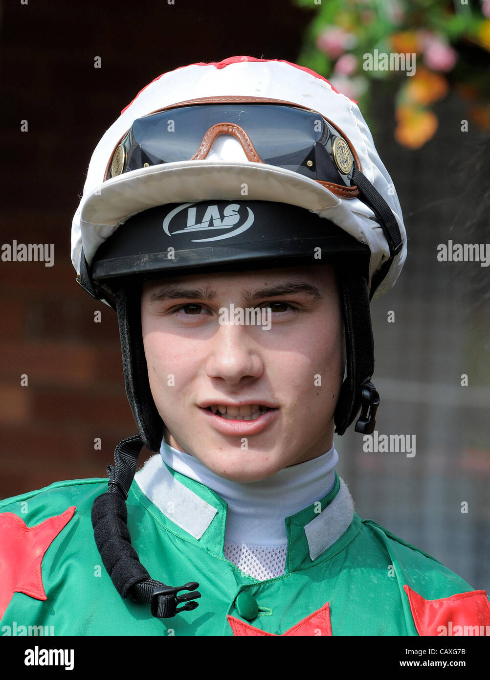 JASON HART JOCKEY PONTEFRACT RACECOURSE PONTEFRACT ENGLAND 02 May 2012 ...