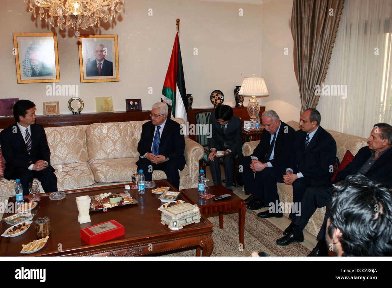 Jan. 7, 2008 - Amman, Jordan - Palestinian President, Mahmoud Abbas ...