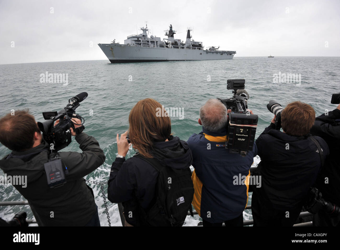 HMS Bulwark, Royal Navy flagship, Britain, UK Stock Photo - Alamy