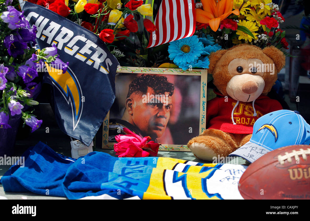 May 3, 2012 - San Diego, California, U.S. - The memorial for Junior ...