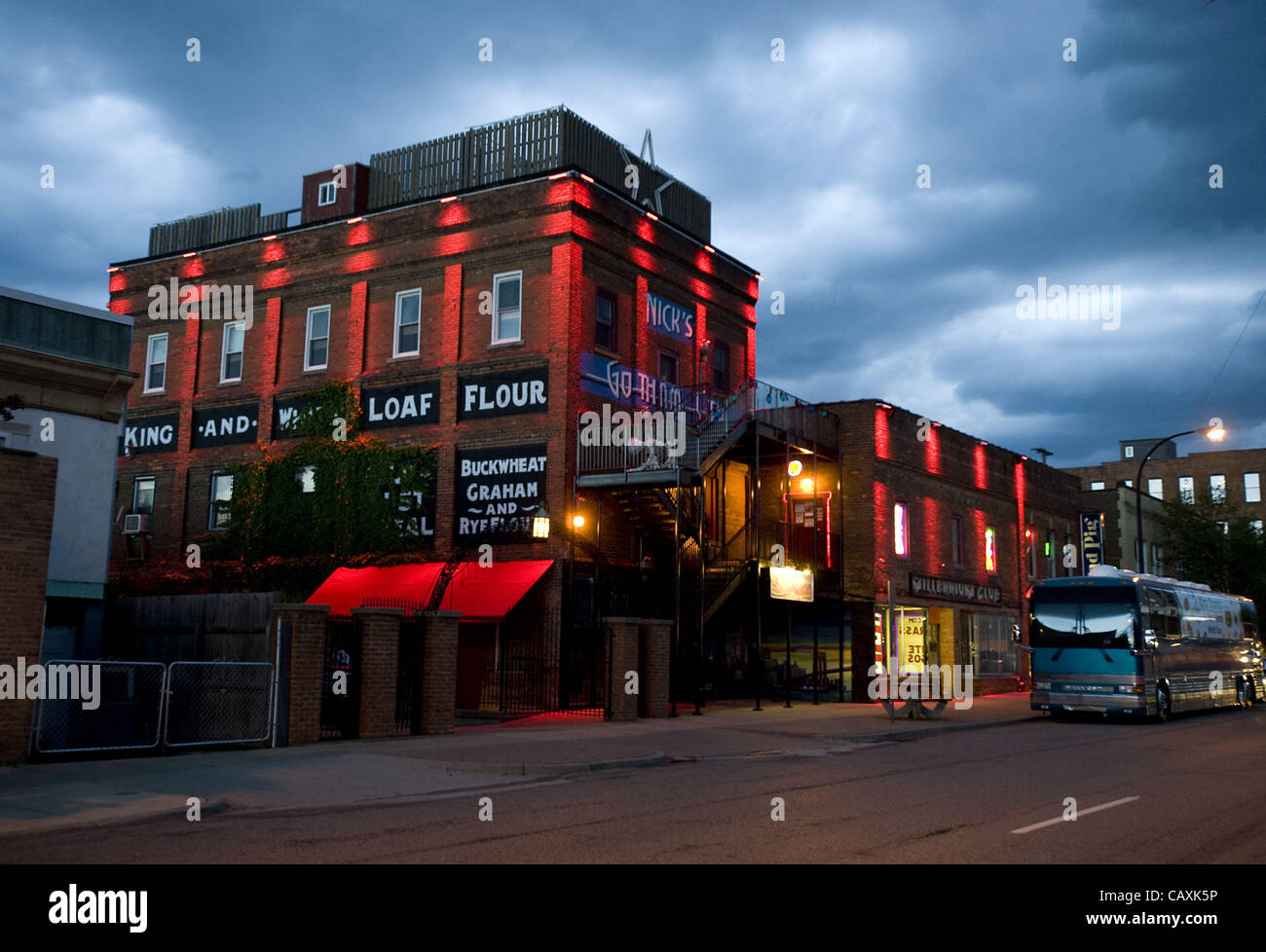 May 3, 2012 - Ann Arbor, Michigan, U.S - The tour bus of acoustic ...