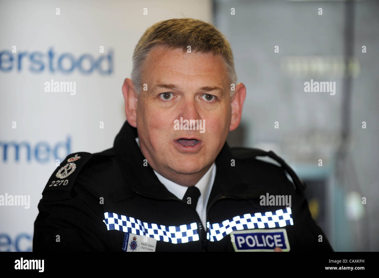 Chief Constable of Dorset Police, Martin Baker Stock Photo - Alamy