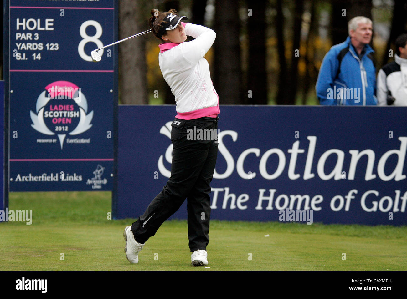 04.05.2012 East Lothian, Scotland. Bree Arthur (AUS) In action during ...