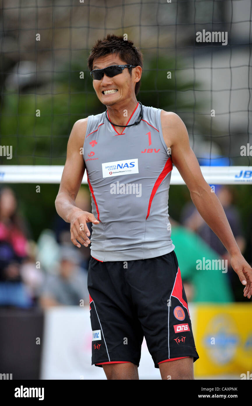 Kentaro Asahi (JPN), MAY 4, 2012 - Beach Volleyball : JBV Tour 2012 ...